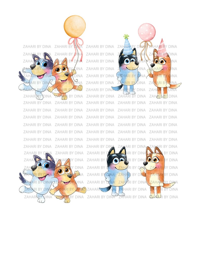 Bluey Icing cut out – June 24- A5 Icing – Zahari