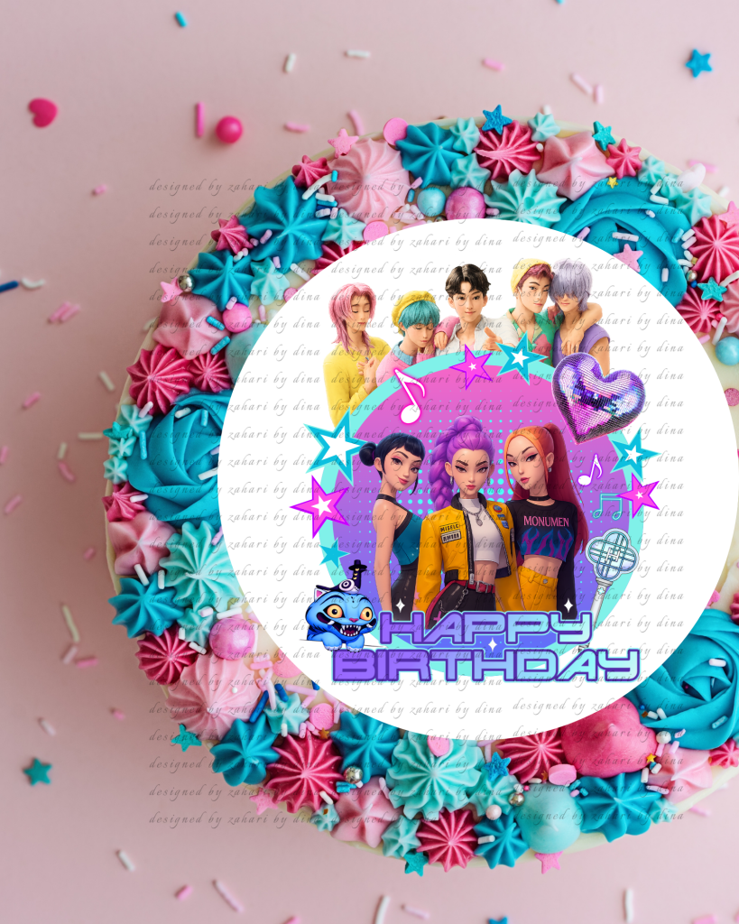 KPOP Demon Hunter and Saja Boys edible icing cake decorating – Cake ...